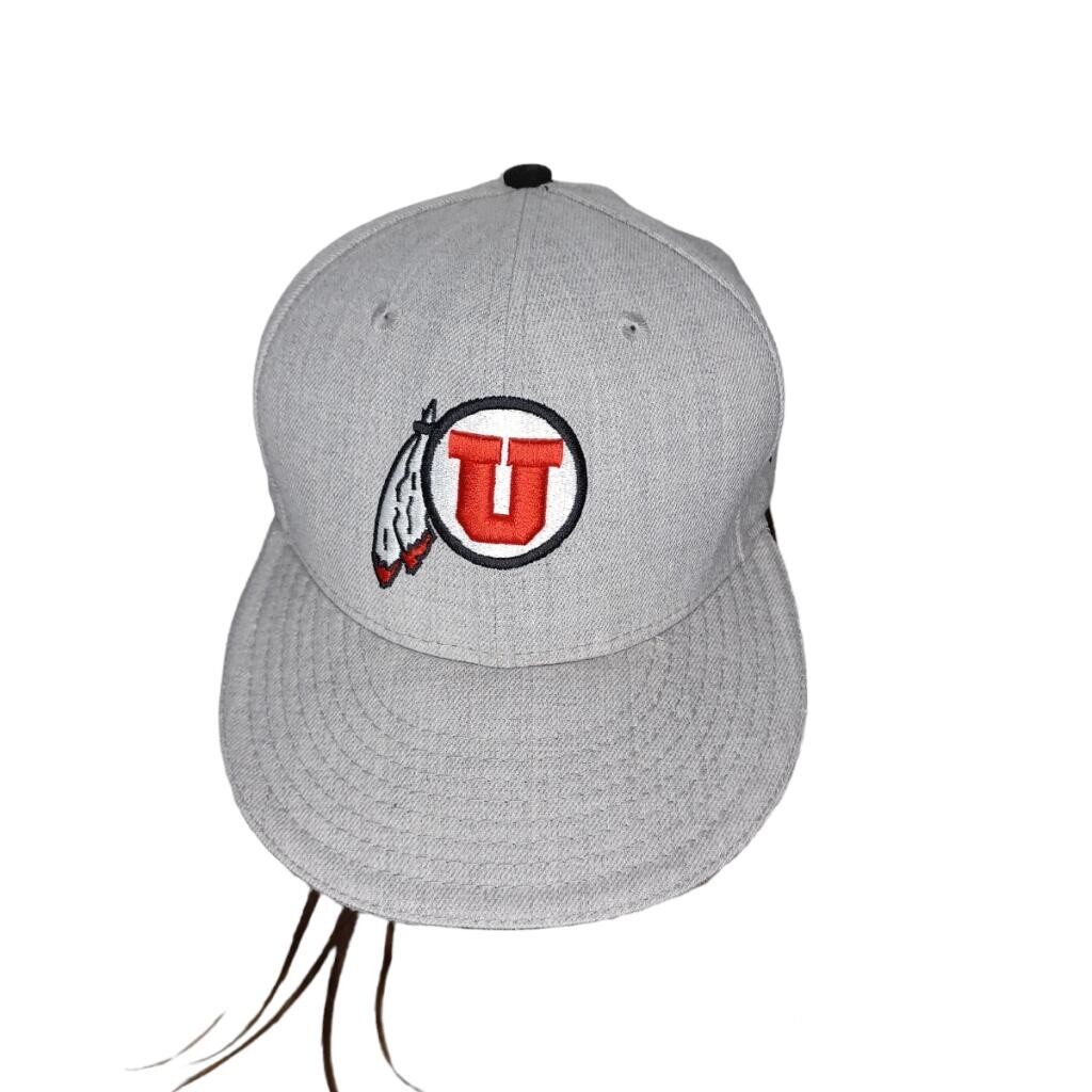 University of Utah Utes NEW ERA 59FIFTY Cap Gray Baseball Hat 7 3/8 | eBay