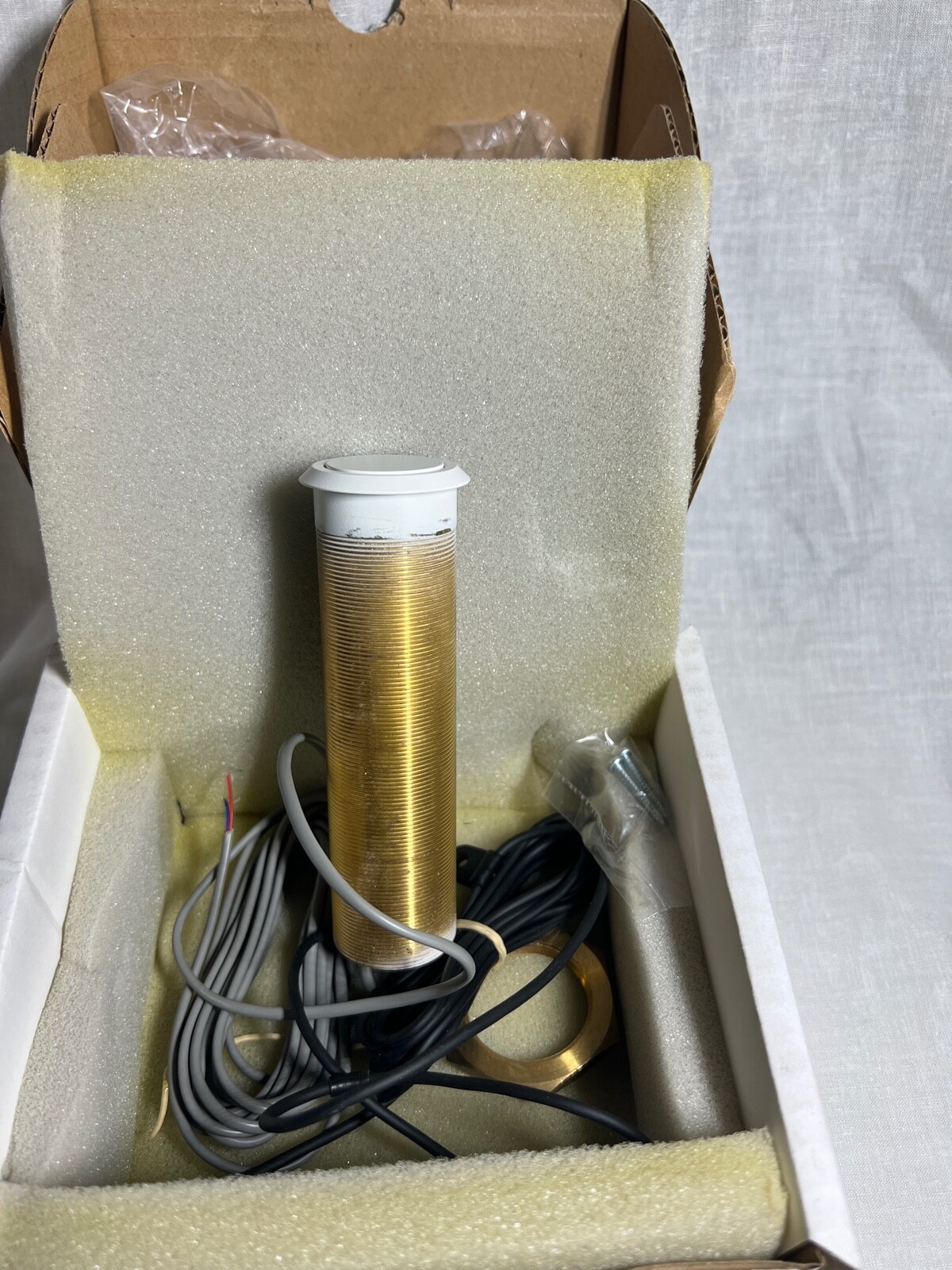 ClockAudio P.460 CRM 102-RF White Retractable Through Table Cardioid ...