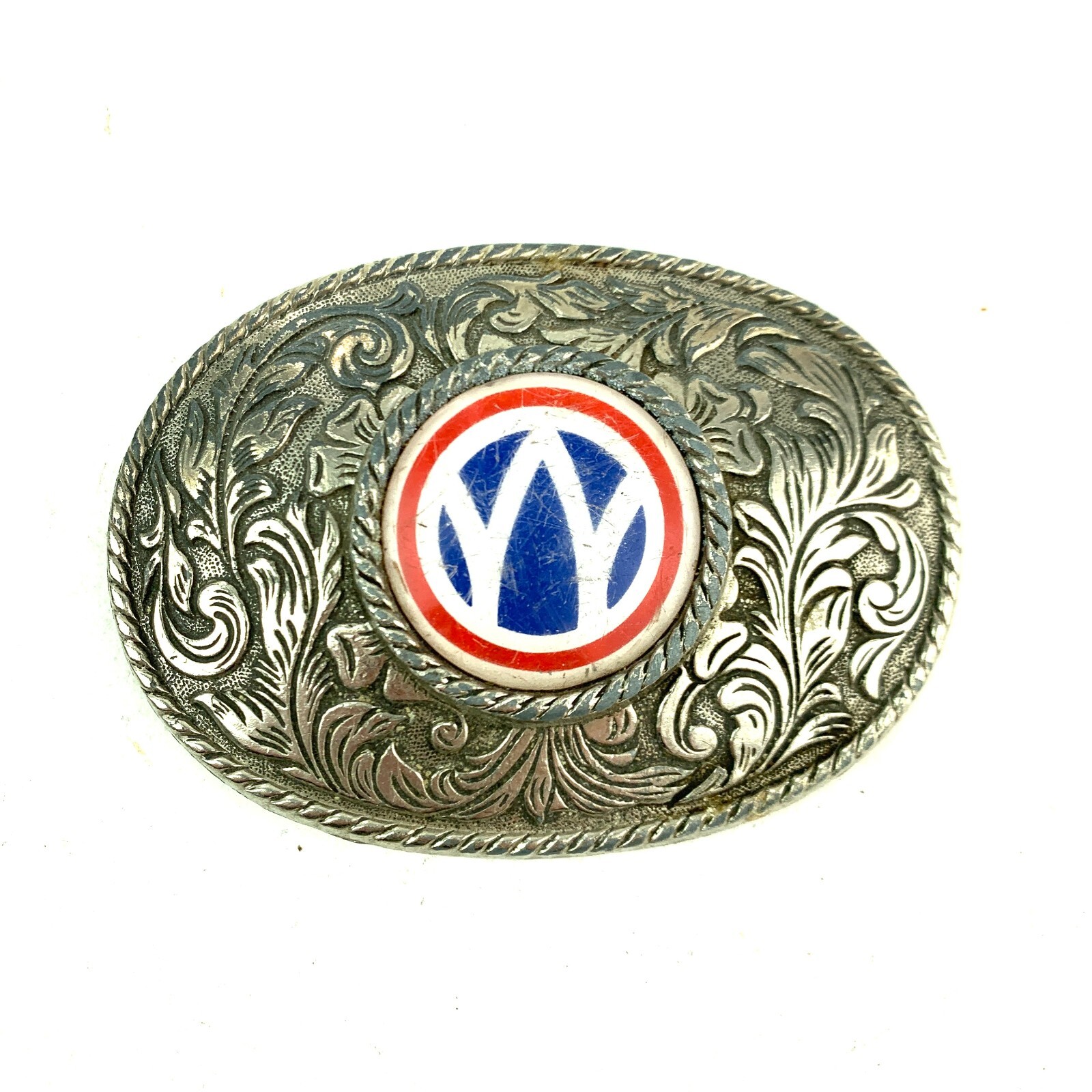 WW2 US 89th Infantry Division Logo Metal Belt Buckle … - Gem