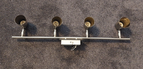 Four Way Ceiling Spot Light Fittings Adjustable Kitchen Spotlight Bar ...