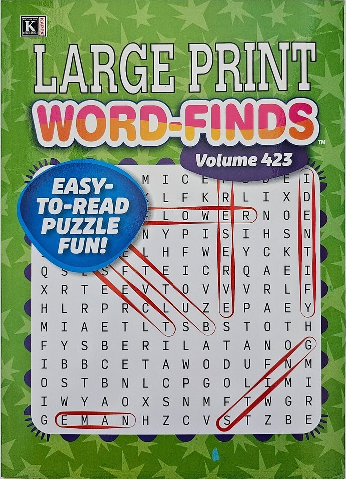 Kappa Large Print Word-Finds Puzzle Books Vol.405-430, 80 Puzzles Each ...
