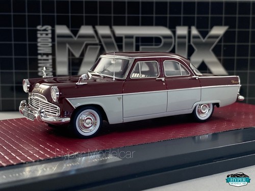 Matrix Scale Models 1/43 Ford Zodiac 206E 1962 Maroon/Grey Art.MX40603 ...