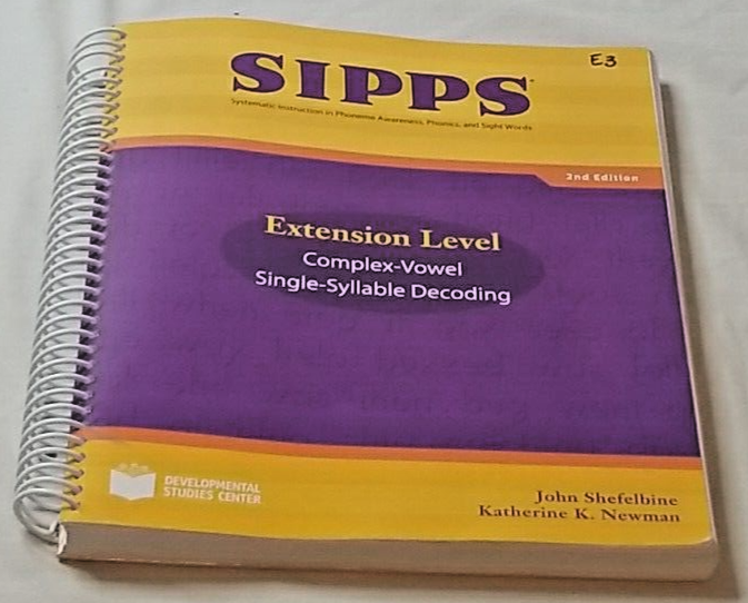 SIPPS Extension Level Complex Vowel Single Syllable Decoding 2nd ...