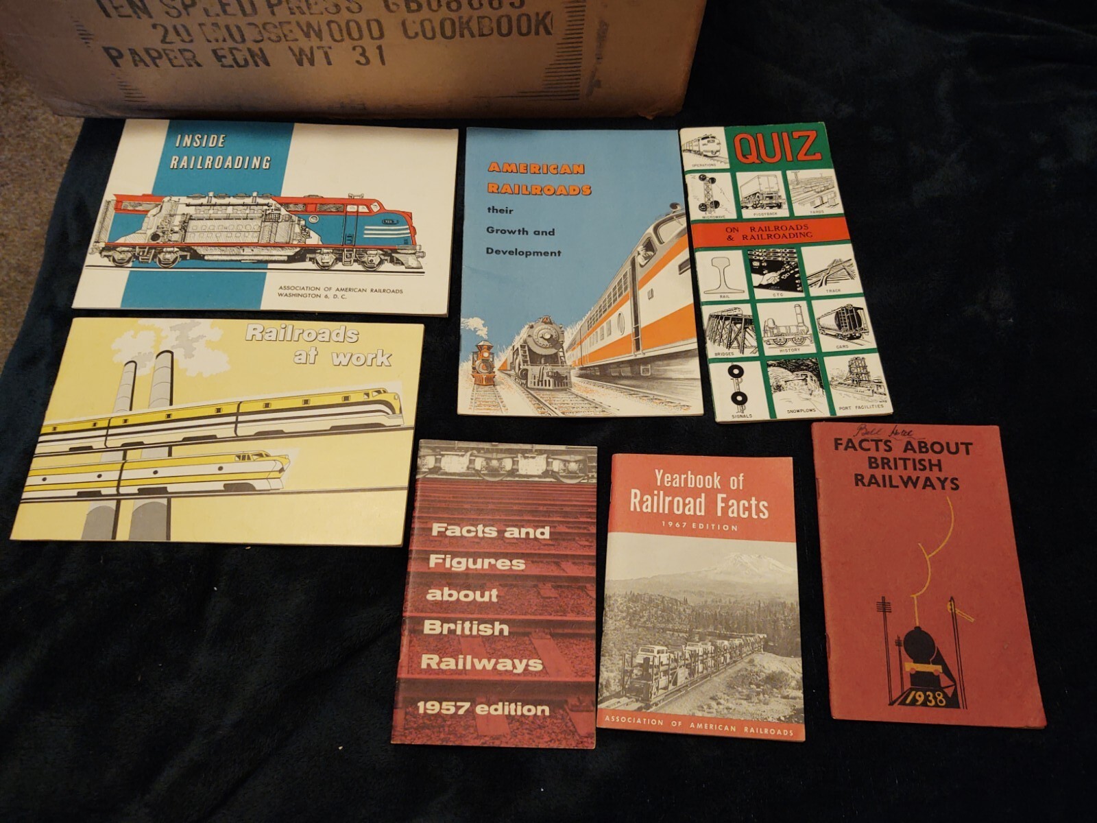 7- 1950’s Association Of American Railroad Books | eBay