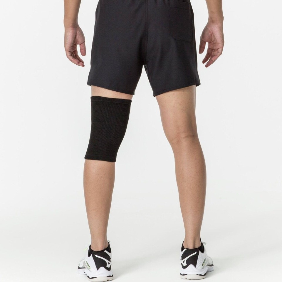 Mizuno Volleyball Knee Support (With Pads, Unisex) V2Mya002 Black X ...