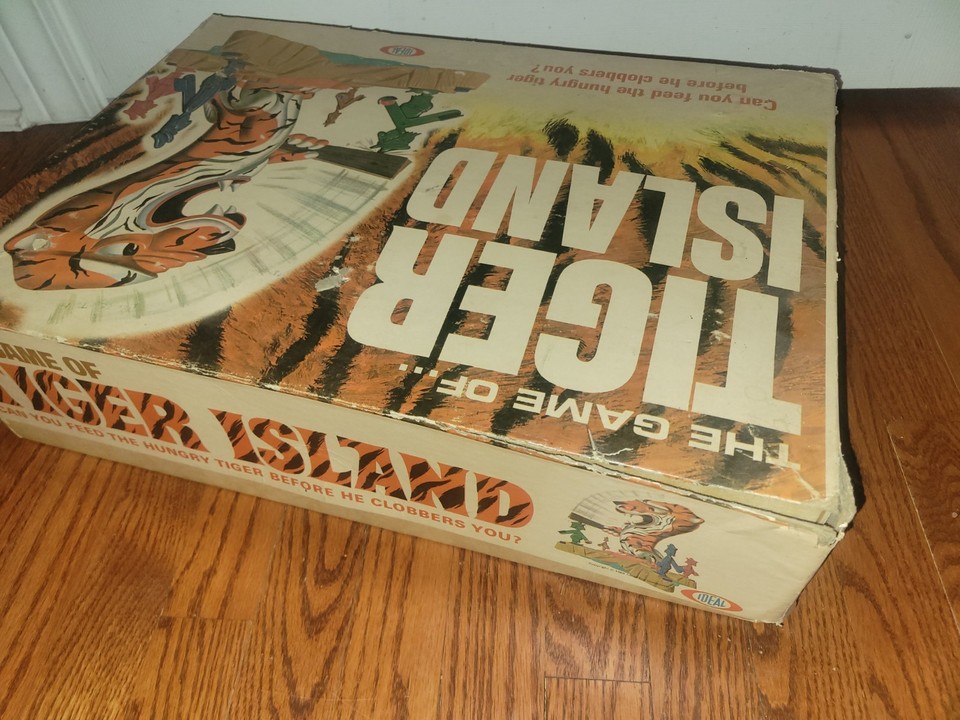 Vintage 1966 Ideal Toys The Game of Tiger Island Board Game | eBay