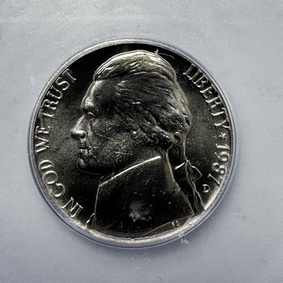 1987-D Jefferson Nickel 5C ICG MS67 Graded Coin | eBay