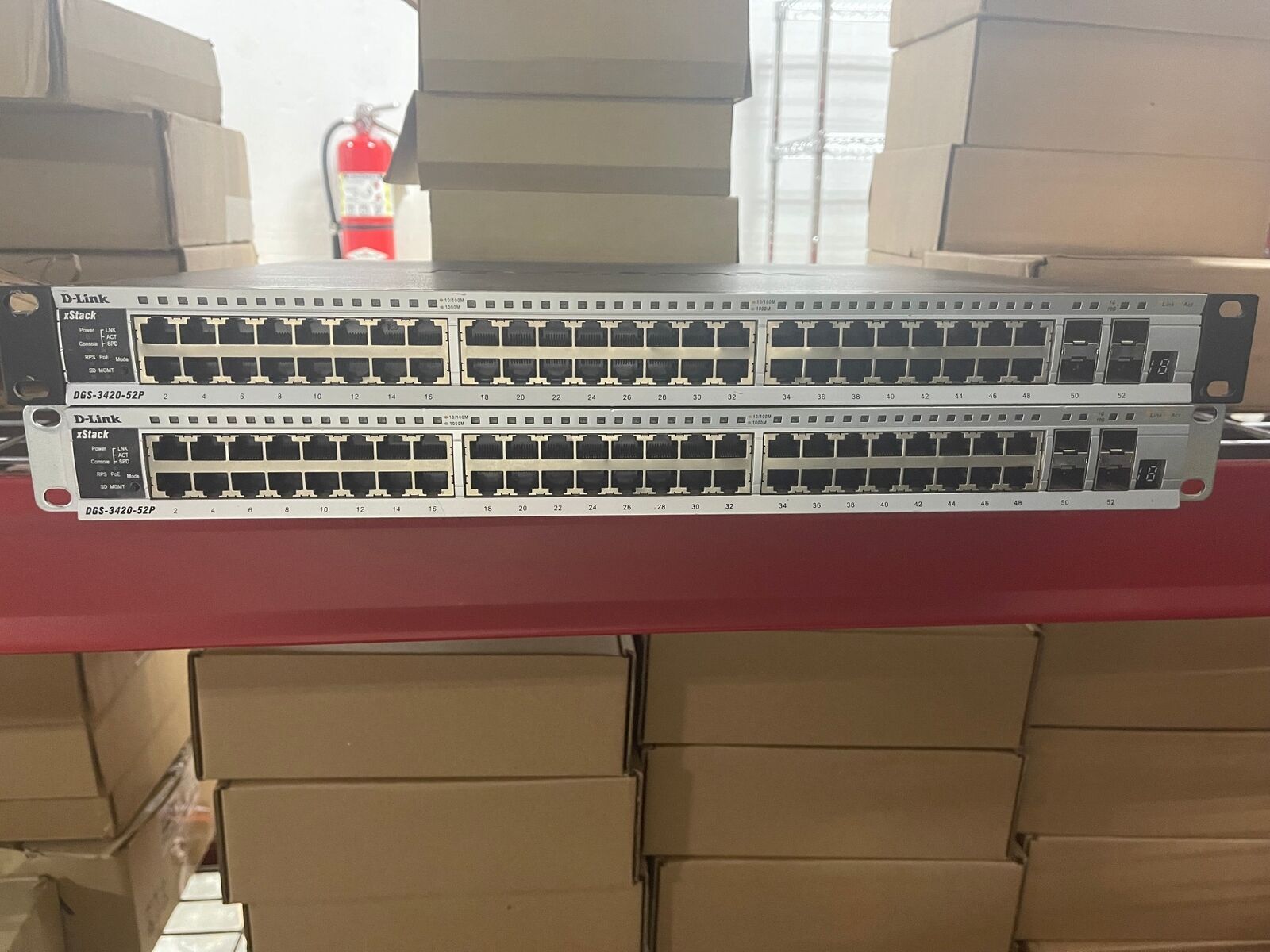 1 X D-Link DGS-3420-52P 48-Port xStack L2 Stackable Gigabit PoE Switch ...