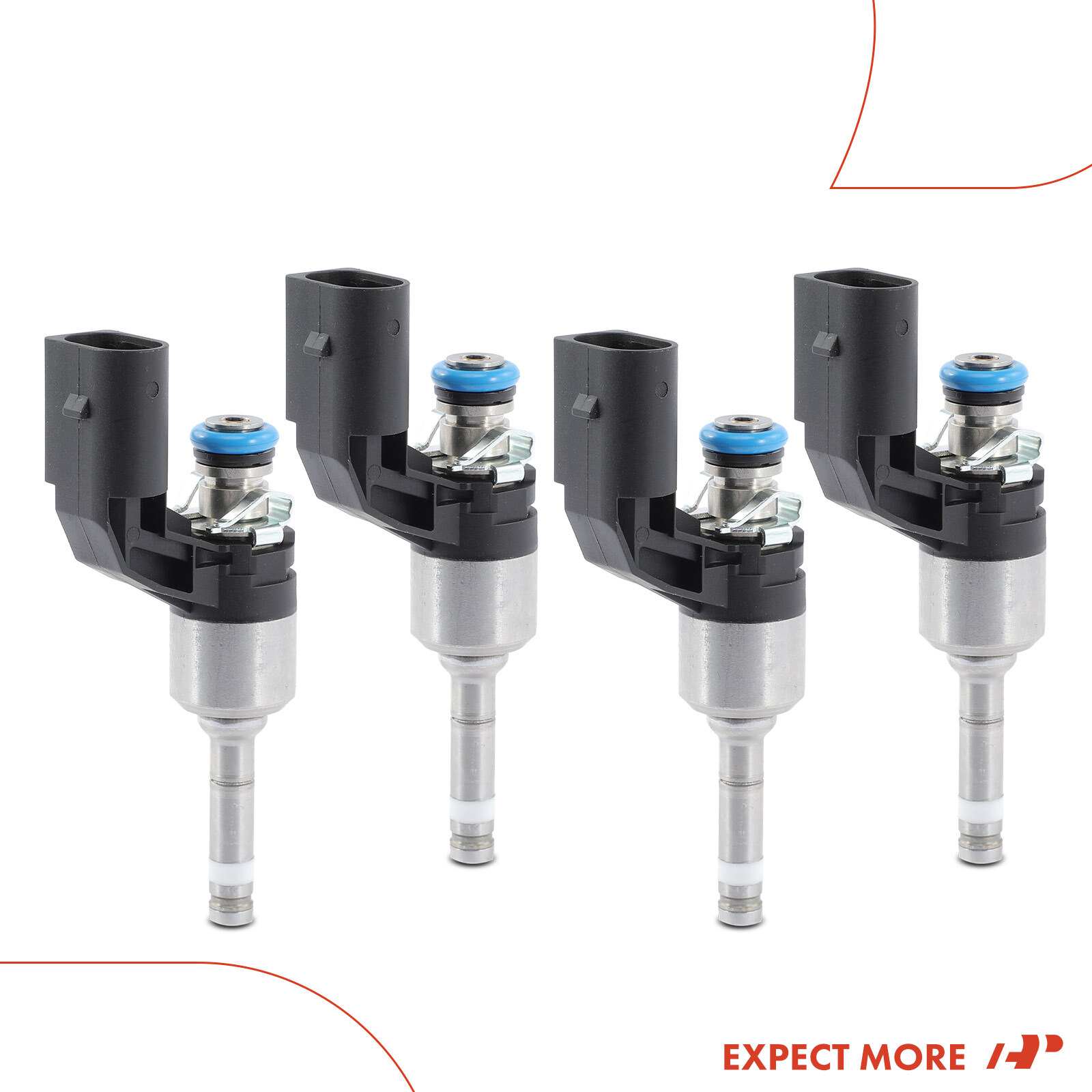 4x Fuel Injectors for VW Golf MKVI AJ5 Jetta 1K2 Polo 6R1 Skoda Octavia ...