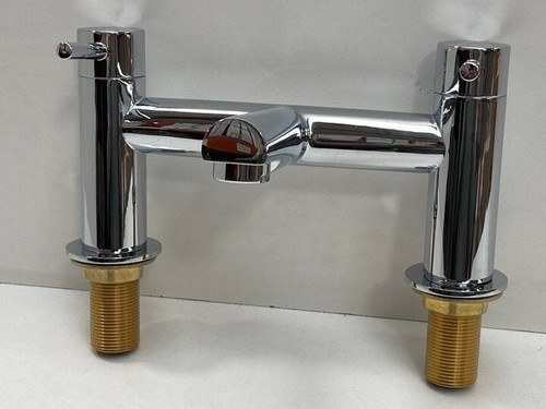 Bath Tap Modern Bathroom Tub Filler Chrome Deck Mounted Cascade Sphere ...