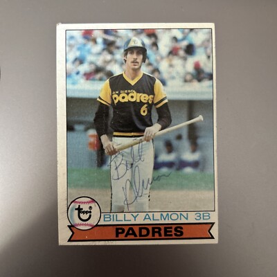 BILLY ALMON 1979 TOPPS AUTOGRAPHED SIGNED AUTO BASEBALL CARD | eBay