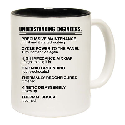 Understanding Engineers Engineer Novelty Funny Novelty Coffee Cup Mugs ...