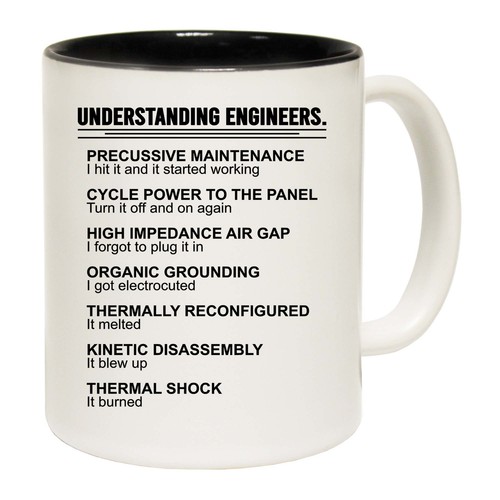 Understanding Engineers Engineer Novelty Funny Novelty Coffee Cup Mugs ...