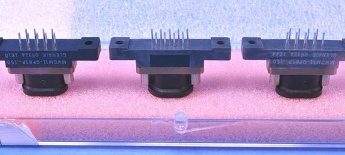 Glenair D-Sub Micro-D Connectors Micr D Pcb Con 9P Cnt W/Std Post ...