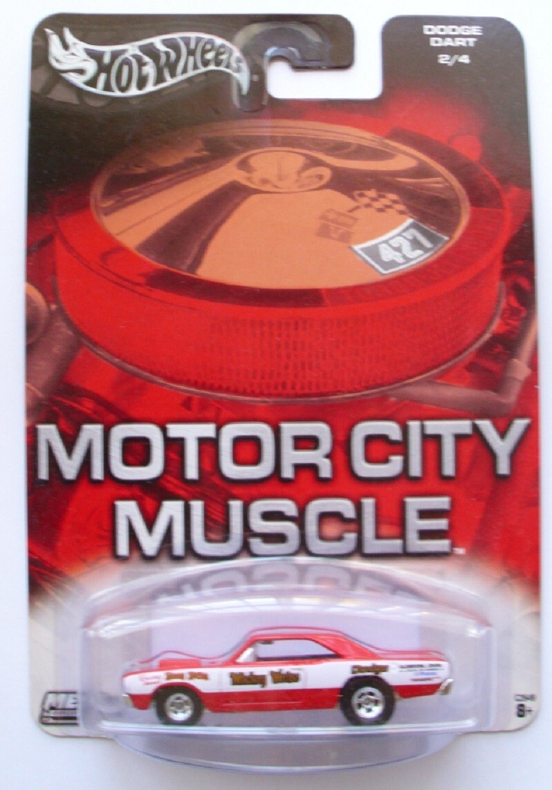 2004 Hot Wheels Auto Affinity Motor City Muscle Dodge Dart Red and ...