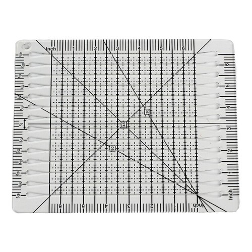 Slotted Quilting Ruler Durable Patchwork Ruler DIY Cutting Art Craft | eBay