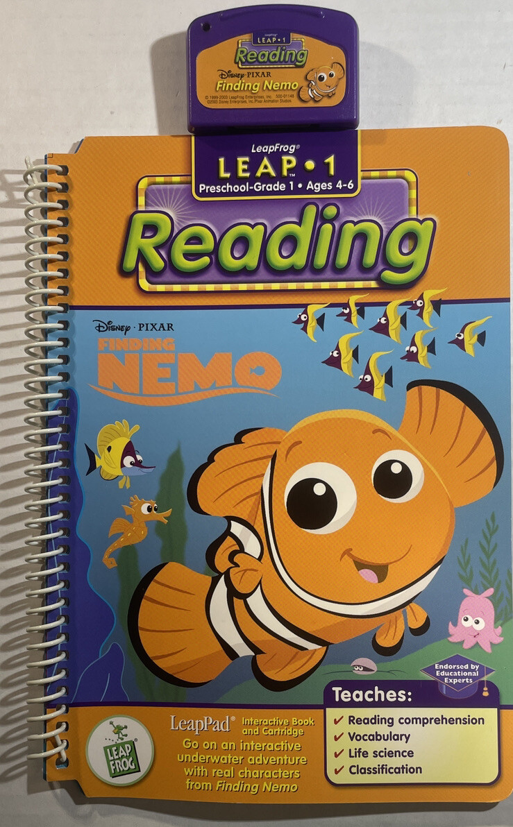 LeapFrog LeapPad Interactive Book & Cartridge Leap 1 Reading FINDING ...