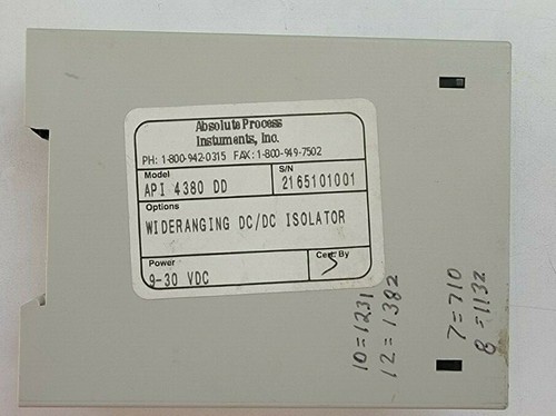 Absolute Process Instruments, Inc. DC to DC Isolated Transmitter API ...