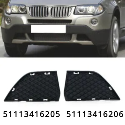 1Pair Front Bumper Grilles Lower Grill Fit For 2007-2010 BMW X3 E83 ...
