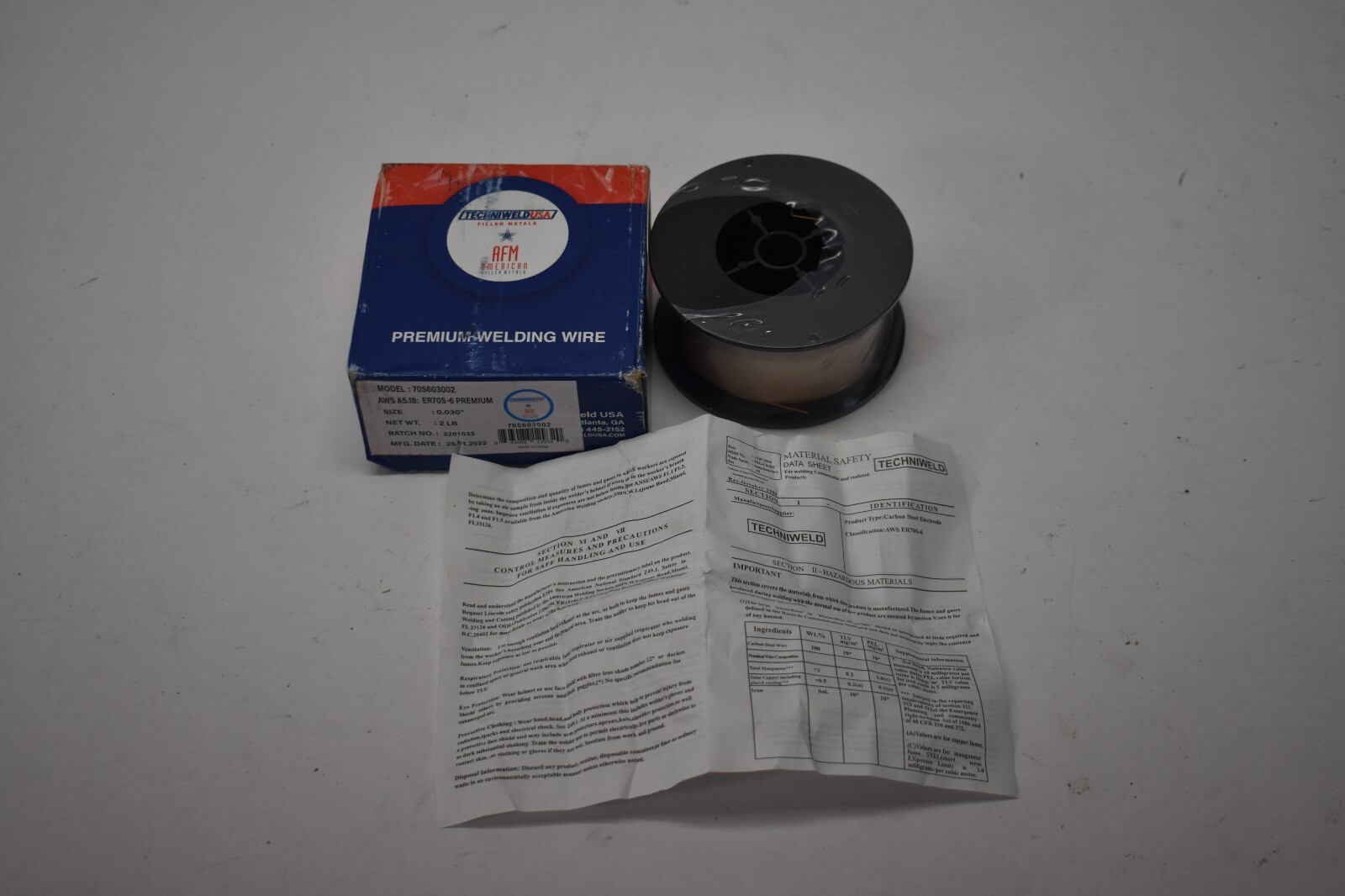 Techniweld Premium MIG Welding Wire 70S603002 ER70S-6 Premium Mild ...