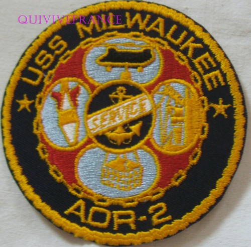 PUS524 - US Navy Uss Milwaukee AOR-2 Marine Patch | eBay
