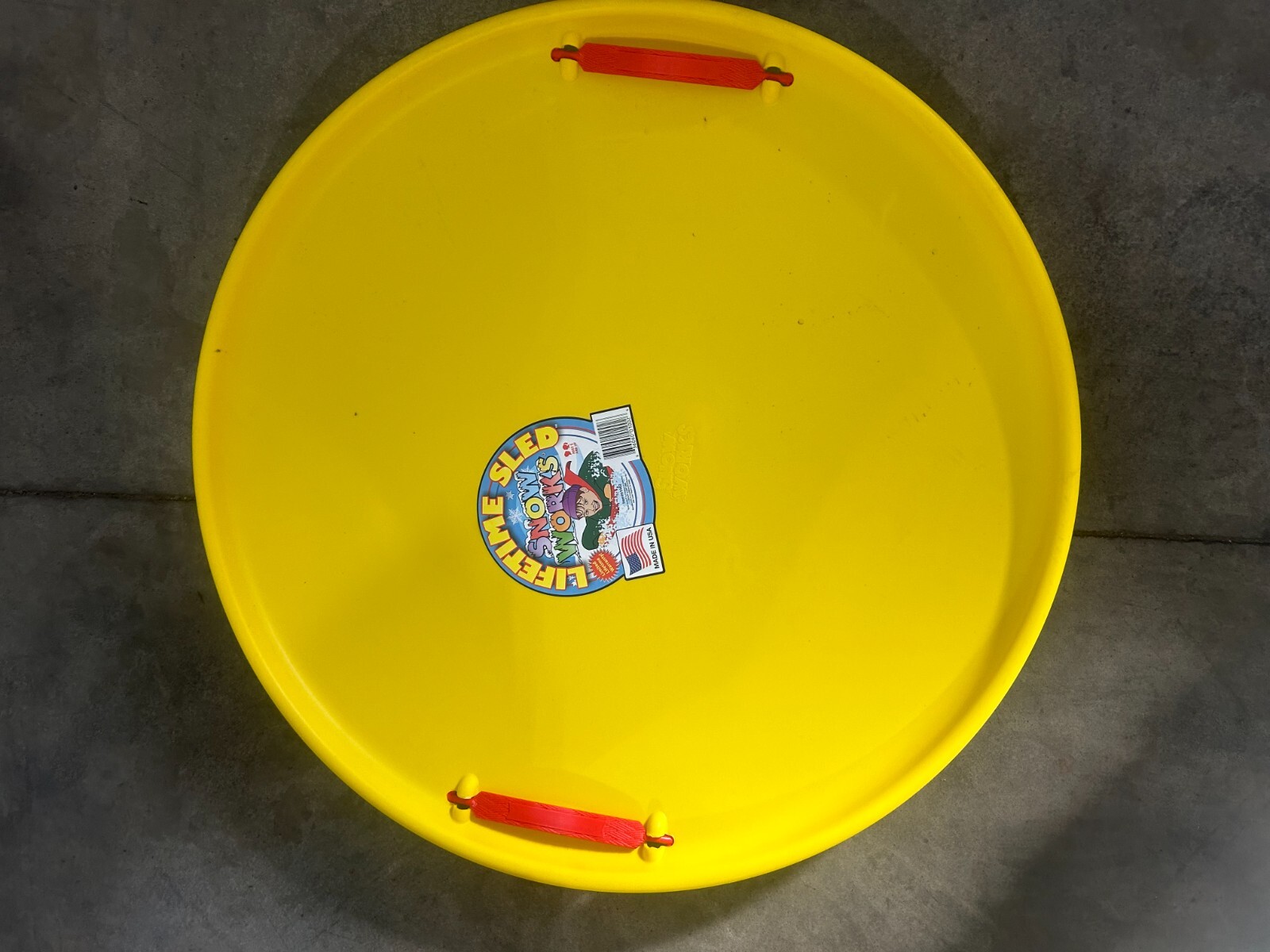 Snow Works 28" Super Saucer Sleds: Red, Yellow and Blue | eBay
