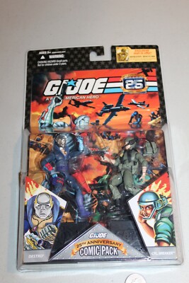 NEW SEALED GI Joe 25th Anniversary Comic 2 Pack Destro & CPL Breaker ...