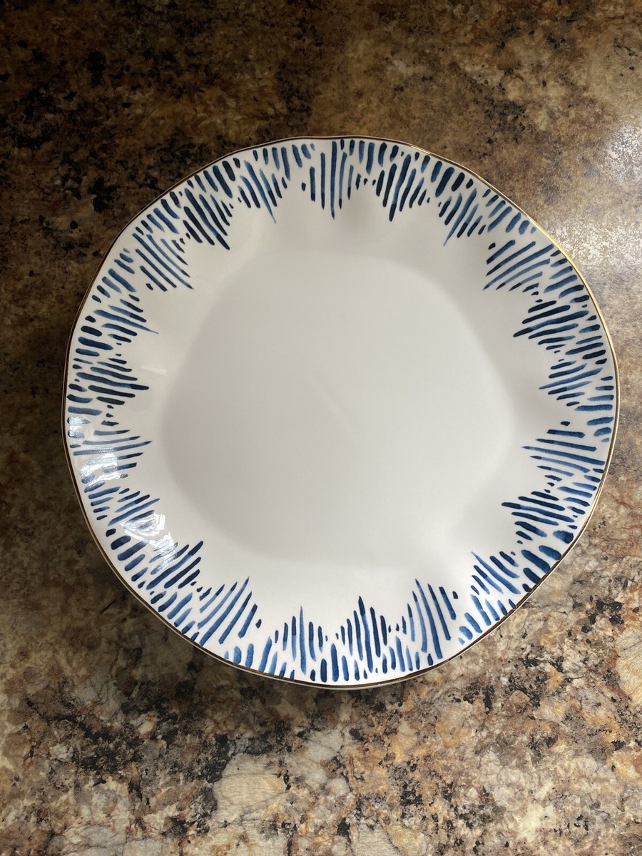 Blue Ikat Plates