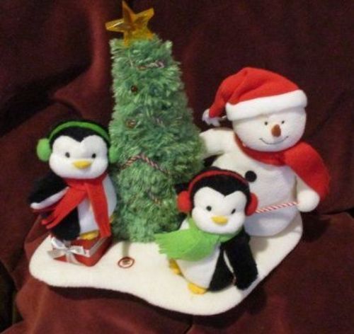 Hallmark Musical Plush 2006 - "Snowman & Penguins" | eBay