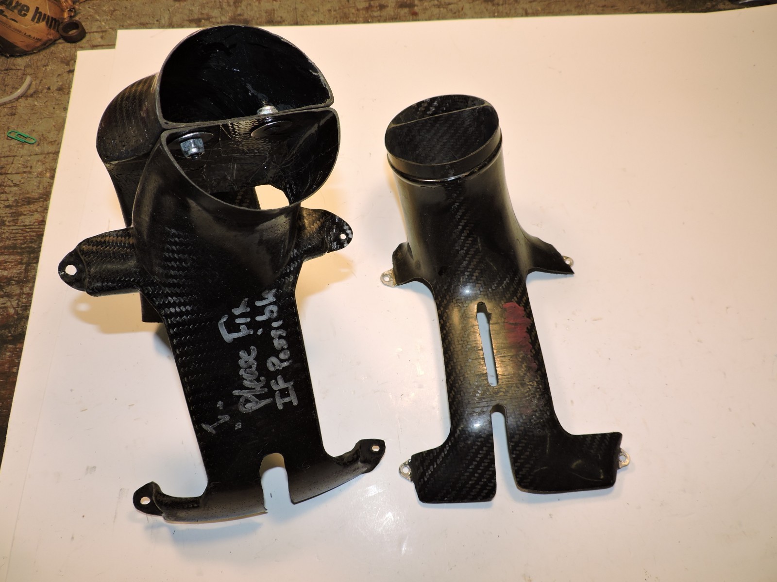 Assorted Carbon Fiber brake caliper cross over ducts NASCAR Late model ...