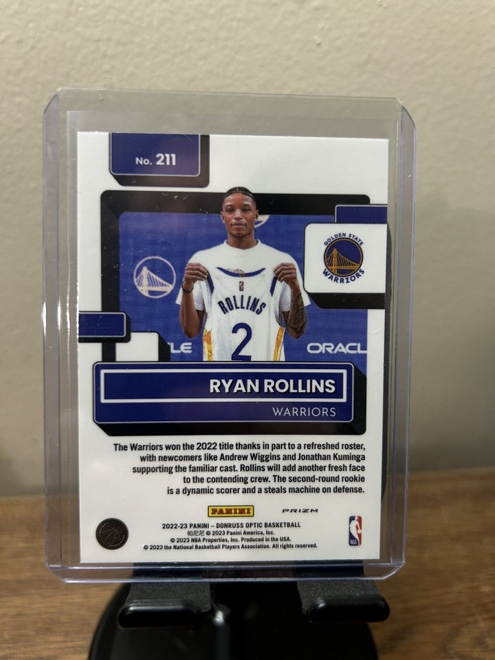 Ryan Rollins 2022-23 Optic Rated Rookie Holo!🔥 | eBay
