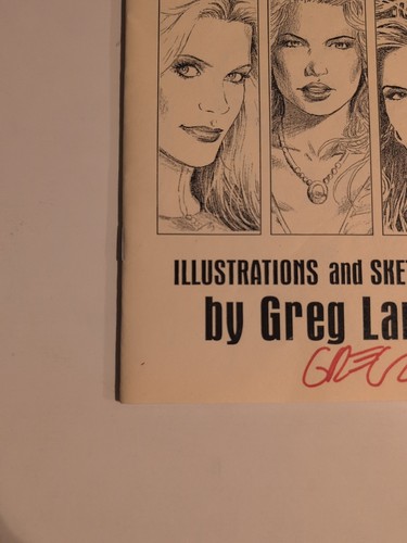 Greg Land Sketchbook 2003 Signed RARE!!! | eBay