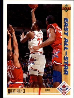 Ricky Pierce Milwaukee All-Star NBA Basketball 1991-92 Upper Deck # 67 ...