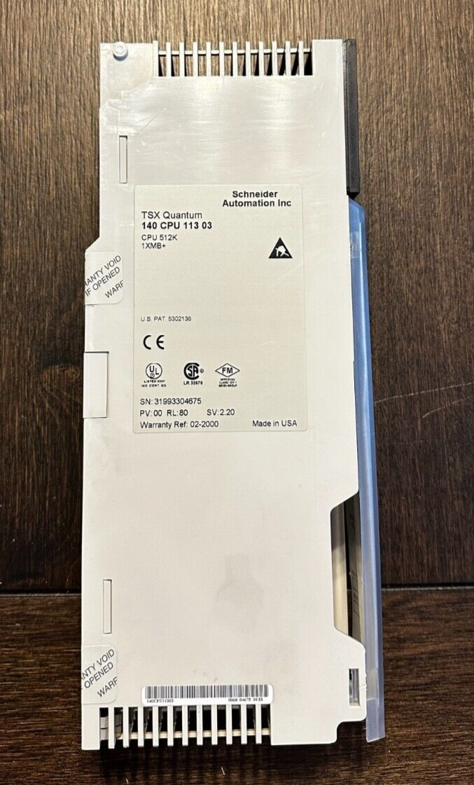140CPU11303 Modicon Quantum CPU 140-CPU-113-03 RL: 80 | eBay