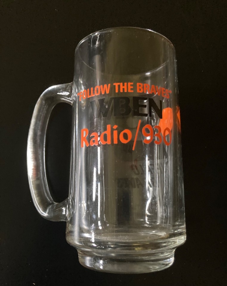 Vintage Buffalo Braves WBEN AM 930 Glass Mug | eBay
