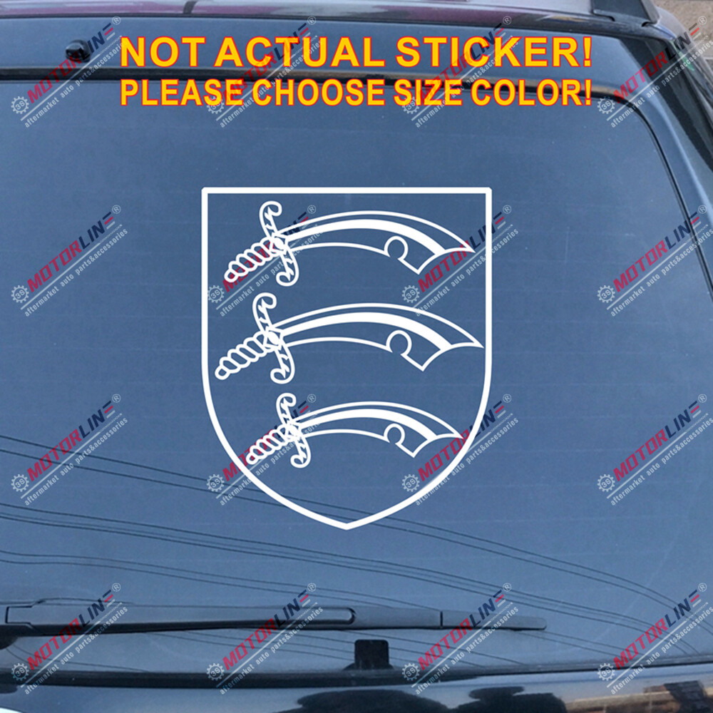 Essex Coat of arms County England Decal Sticker Car Vinyl pick size ...