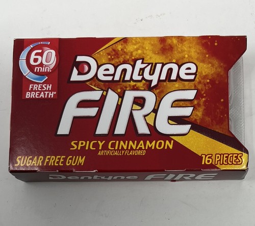 Dentyne Fire Cinnamon Gum (1pk) 16 Pieces Not Expired | eBay Australia