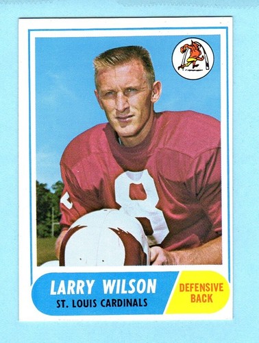 1968 TOPPS FOOTBALL #164 LARRY WILSON ST. LOUIS CARDINALS NM (HOF) | eBay