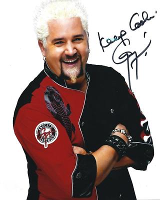 GUY FIERI REPRINT SIGNED 8X10 PHOTO AUTOGRAPHED PICTURE CHRISTMAS GIFT ...