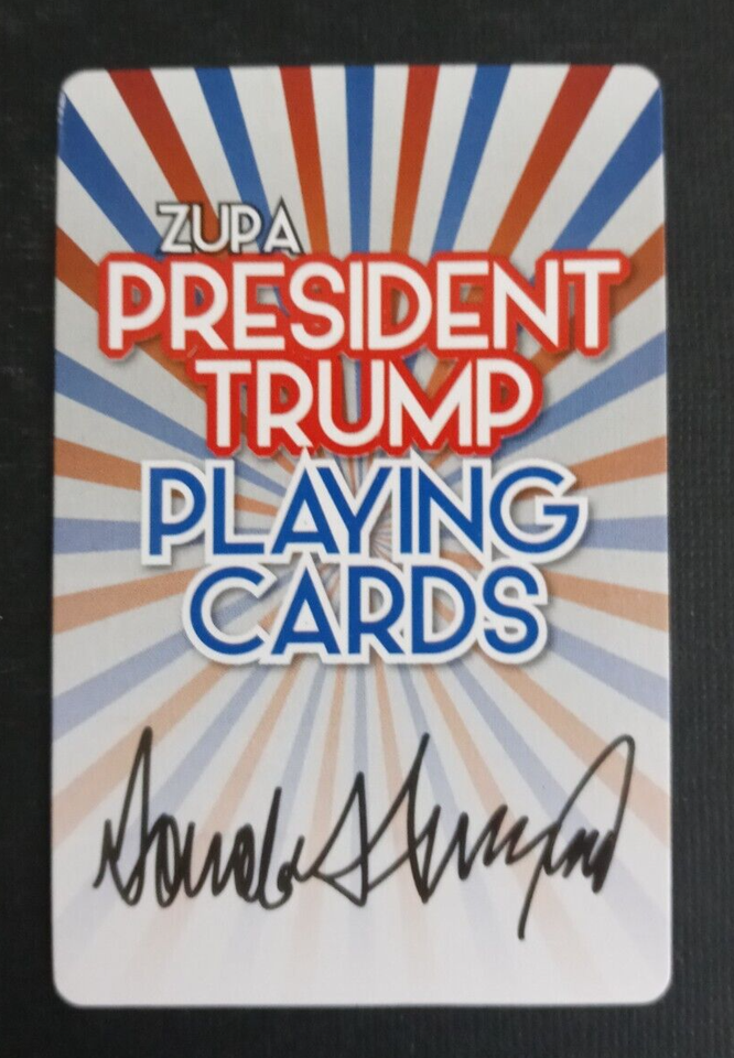 President Donald Trump Red White and Blue Playing Card 2 Diamonds | eBay