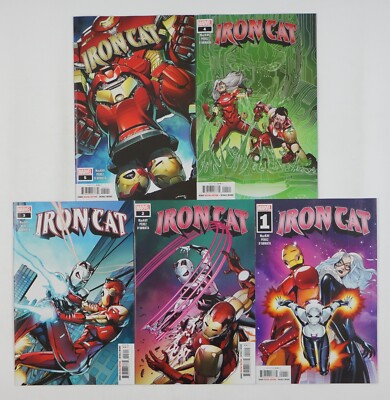 Iron Cat #1-5 VF/NM complete series - Marvel - Black Cat - Iron Man ...
