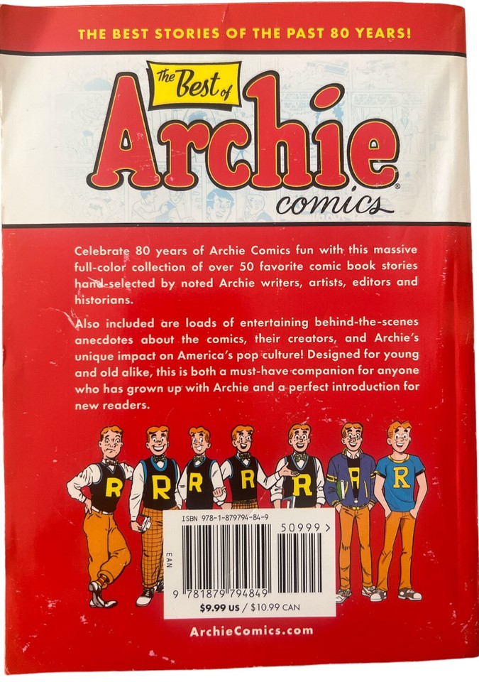 The Best of Archie Comics Paperback By Archie Superstars 9781879794849 ...