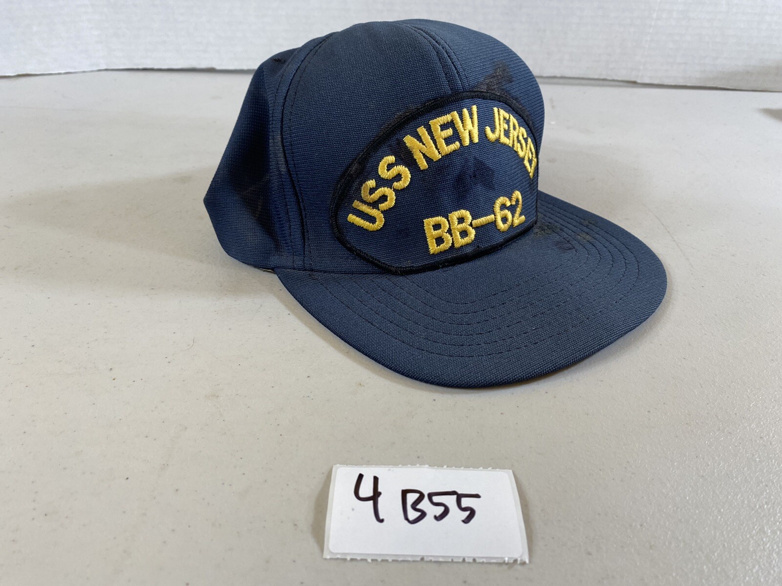 vintage USS New Jersey WWII BB-62 hat cap world war 2… - Gem