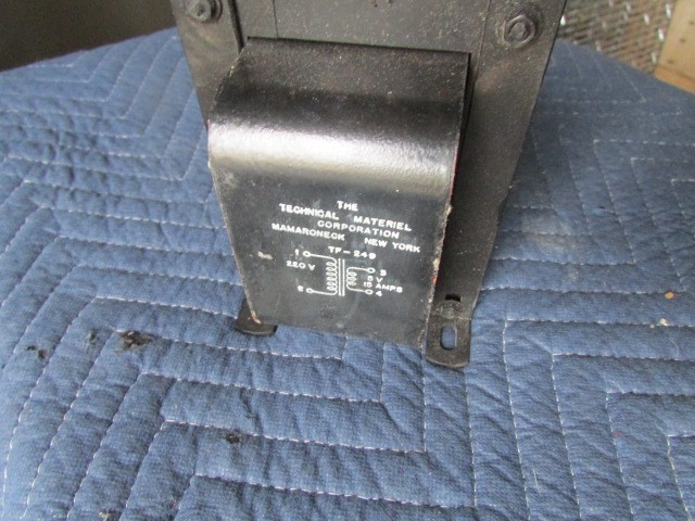 The Technical Material Corp. Transformer | eBay
