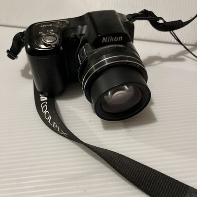 Nikon COOLPIX L100 10MP Digital Camera - 15x Optical Zoom - Black ...