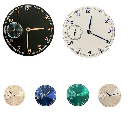 37mm White/Blue/Black/Gold Watch Dial with Hand Fit ETA 6497 Watch ...