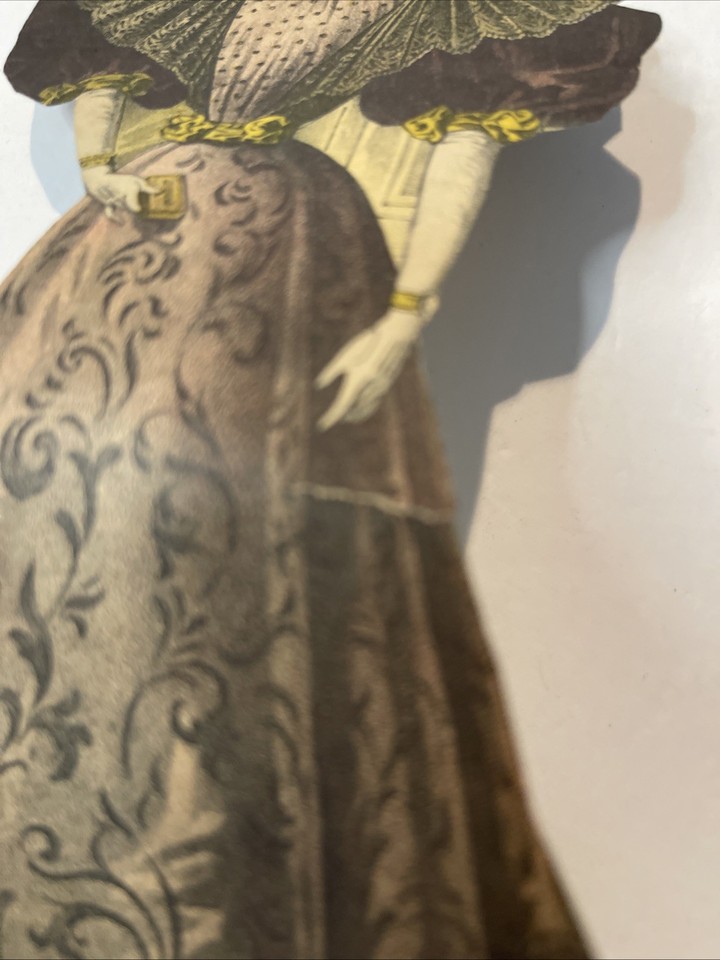 Antique Victorian Lithograph Paper Doll Advertising | eBay