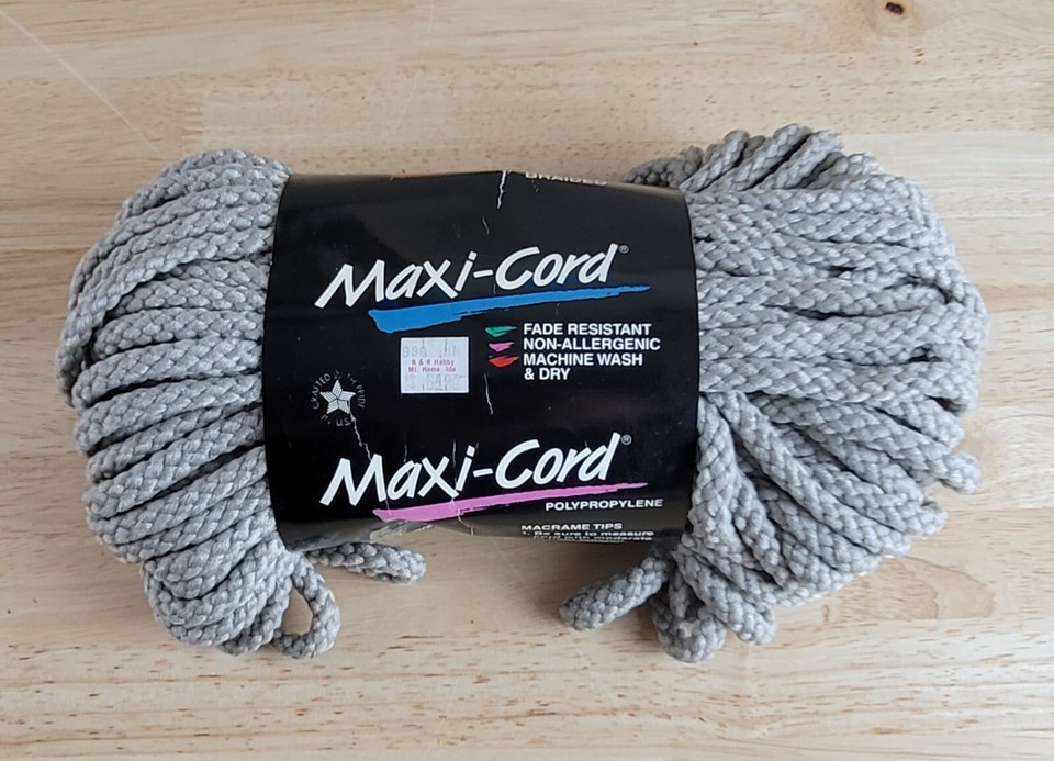 Vintage Maxi Cord-Crafty Cord MACRAME CORD 4mm-6mm You Choose | eBay