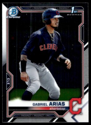 2021 Bowman Chrome Gabriel Arias G27 Cleveland Indians #BCP-89 | eBay