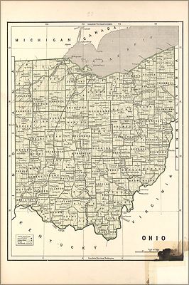 Poster, Many Sizes; Map Of Ohio 1842 | eBay